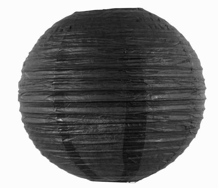 Black Paper Lanterns - Wedding & Party Hanging Decorations UK – Paper ...